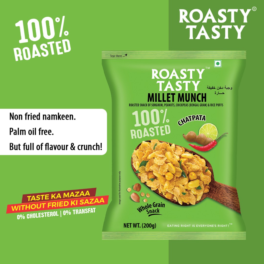 Millet Namkeen by Roasty Tasty | 100%Roasted Snacks | Millet Based