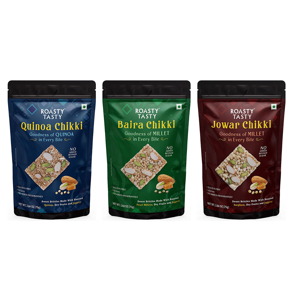 Assorted Combo Millet & Quinoa Bites | Bajra, Jowar, Quinoa Bars | Mil ...